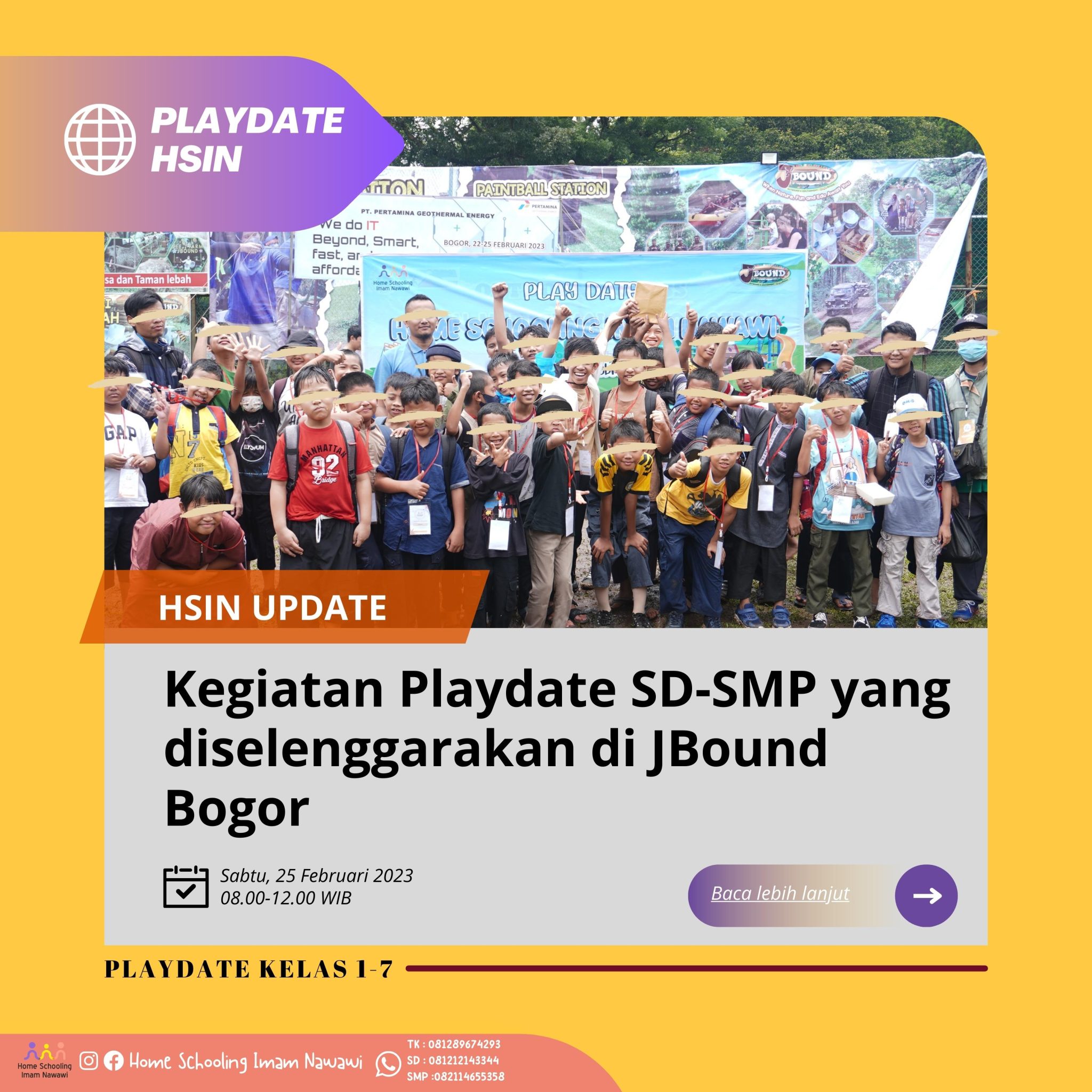 PRESS RELEASE PLAYDATE HSIN – Home Schooling Imam Nawawi